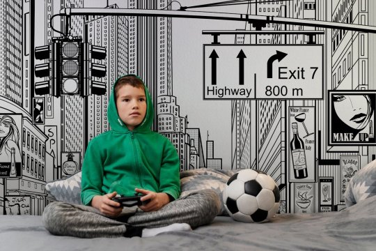 Обои в детскую комнату мальчику 8, 9, 10 лет